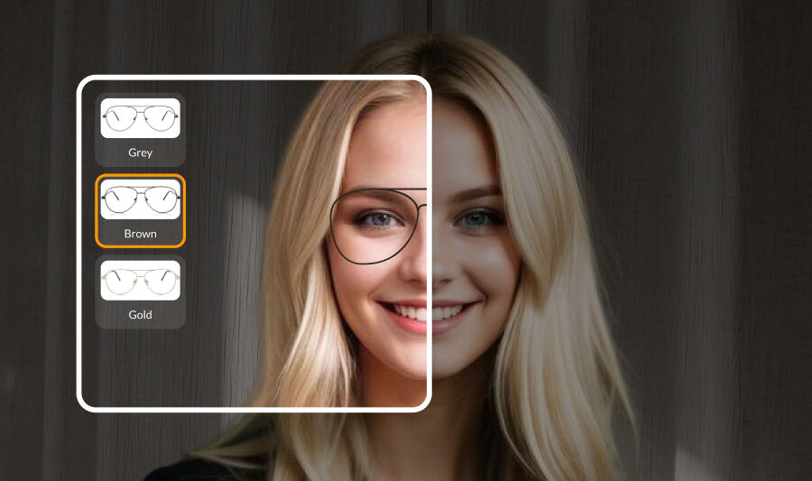 Eyeglasses Full-Rim Reglazing Service Runt Transparent glasögon ...